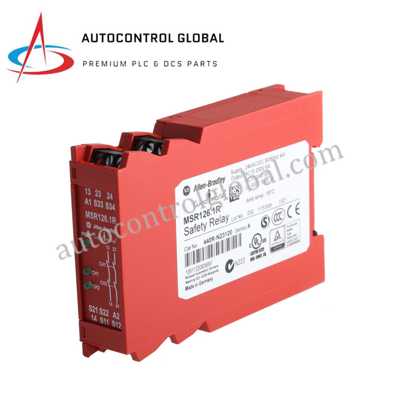 Allen-Bradley 440R-N23120 Guardmaster Relè di Sicurezza MSR ...