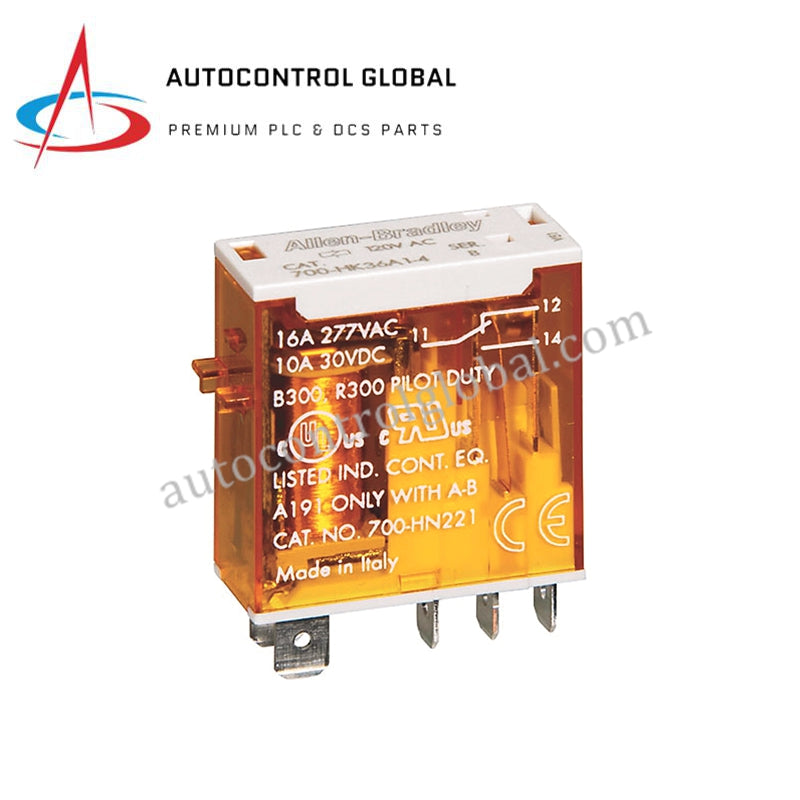 700‑HK32A1‑4 DPDT Relay | Allen-Bradley | Slim Line Control ...
